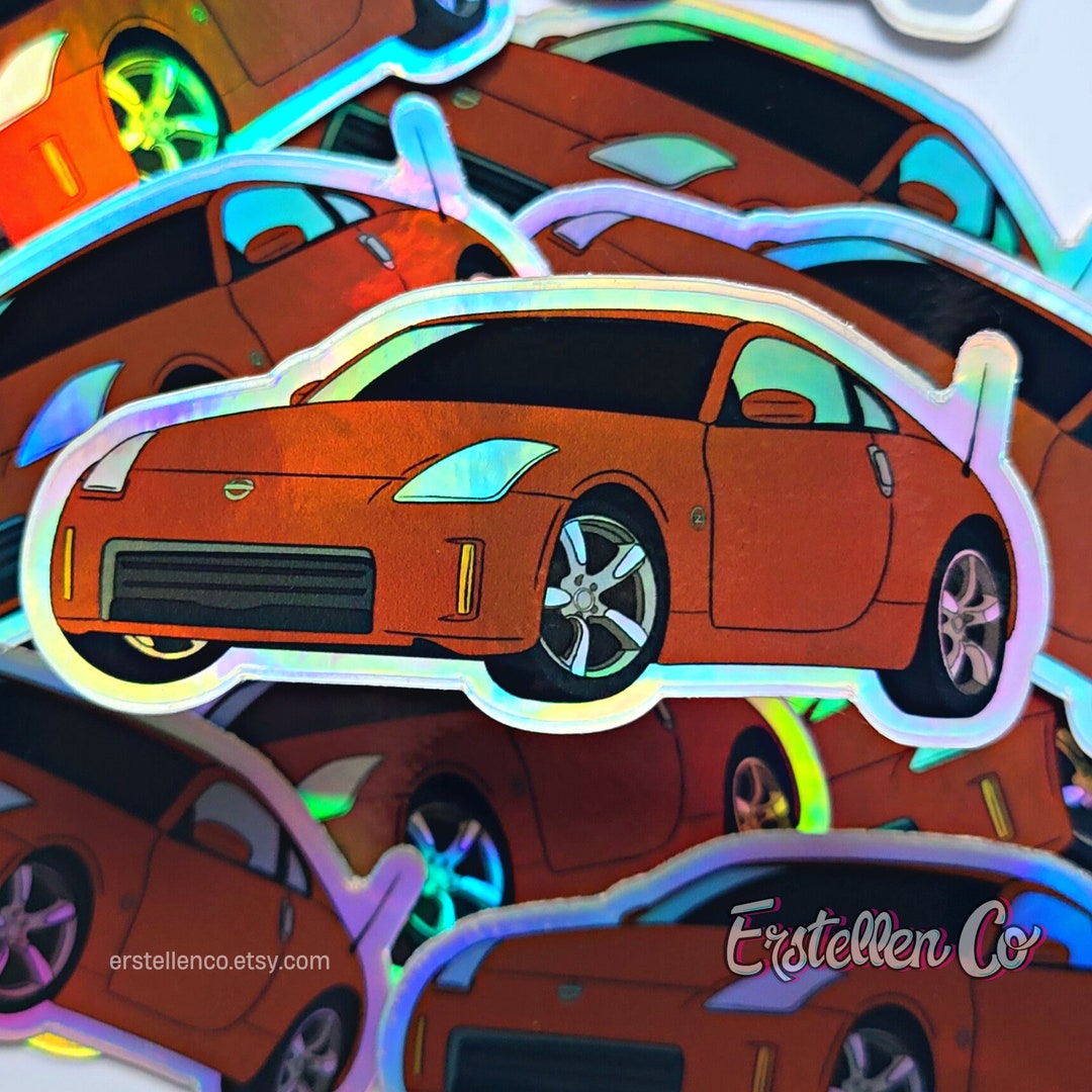 Nissan 350z Holographic Sticker - Etsy