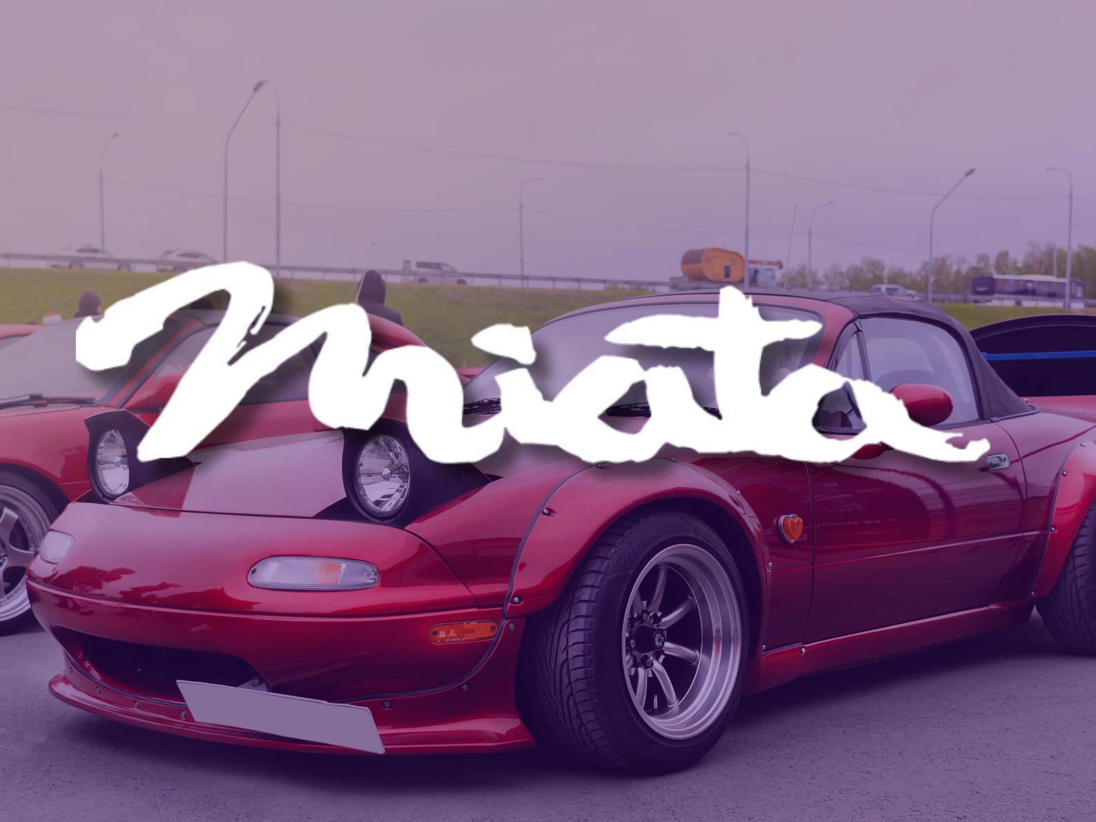 Miata Script Decal | JDM Car Sticker, White Vinyl - Etsy