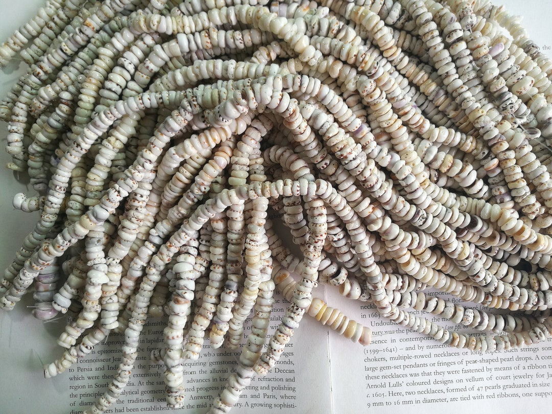 Puka Shell, 8mm Natural Tiger Puka Shell Beads, 16" Strand Long. - Etsy