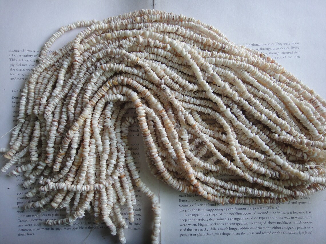 Puka shell 6mm natural puka shell beads 16 strand | Etsy