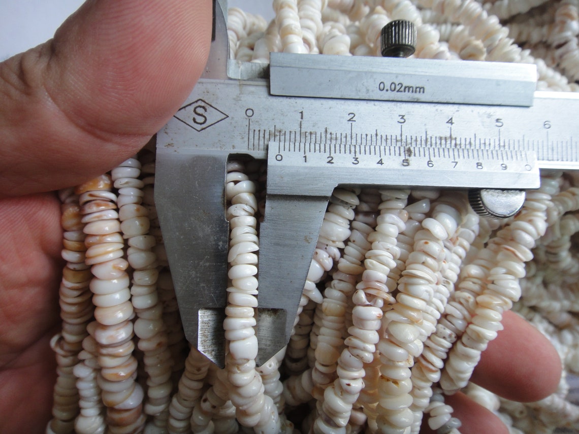 Puka shell 6mm natural puka shell beads 16 strand | Etsy
