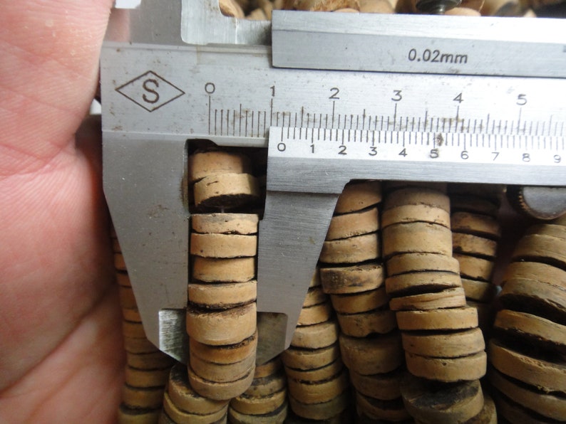 24 Inch Long, 3mm Hole Size, Light Weight 12mm Coconut Heishi Beads ...