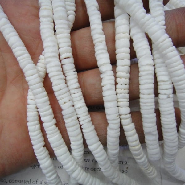 Shell Heishi Beads - Etsy