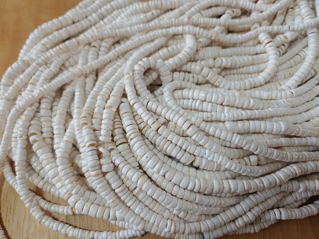 Puka Beads, 5mm Natural Puka Shell Beads, 15.5" Strand Long. - Etsy