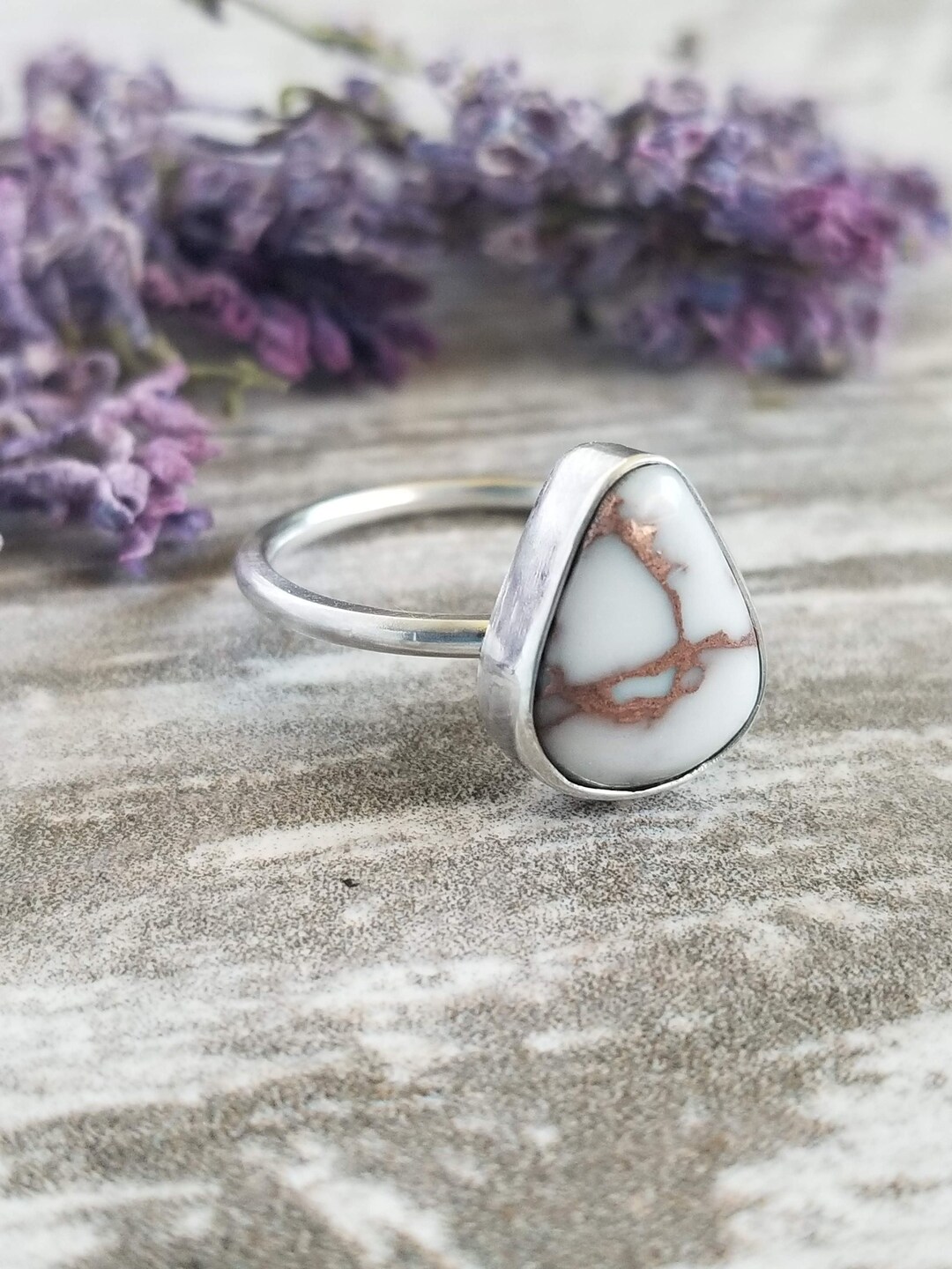 Wild Horse Stacker, Sterling Silver Ring 5.75, Wild Horse Ring, Boho ...