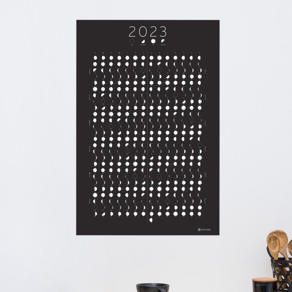 2023 Lunar Poster - Etsy
