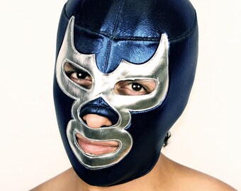 Blue Demon Luchador Mask - Etsy
