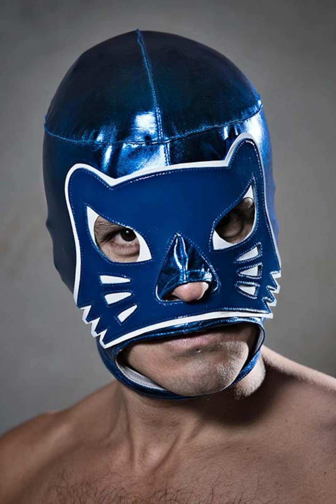 Blue Panther Mask - Etsy