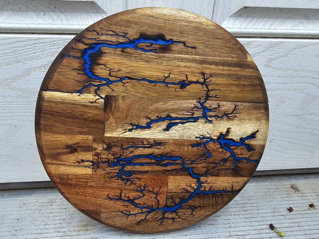 Fractal Burned Cutting Board - Etsy