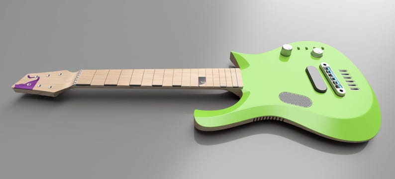 CUSTOM Fretboard | 3D CAD Model (STEP F3D Fusion 360) | Any Scale, and ...
