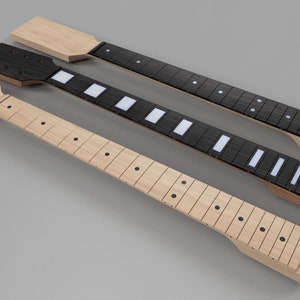 Guitar Fretboard | U6G | 25.5 Scale | 3D CNC CAD STL File - Etsy