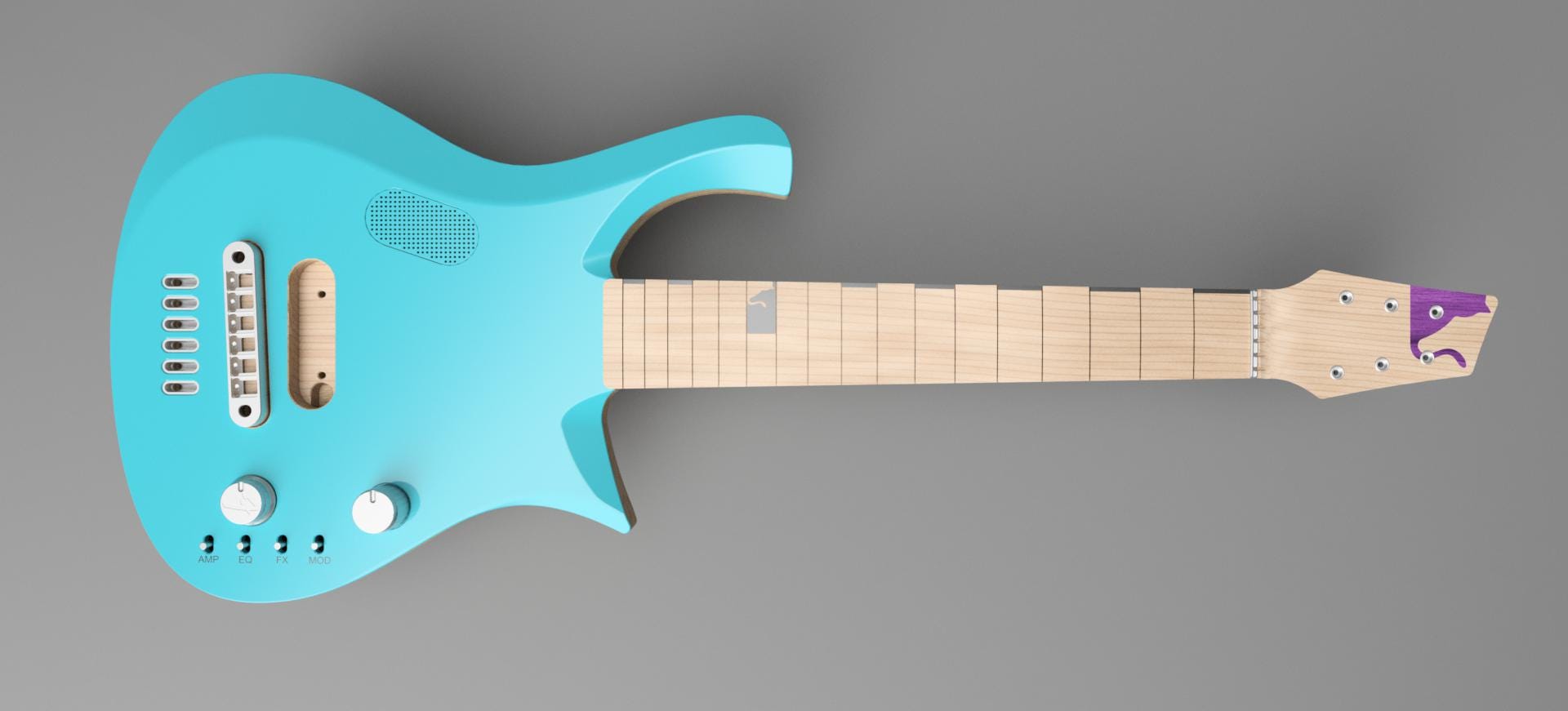 CUSTOM Fretboard | 3D CAD Model (STEP F3D Fusion 360) | Any Scale, and ...