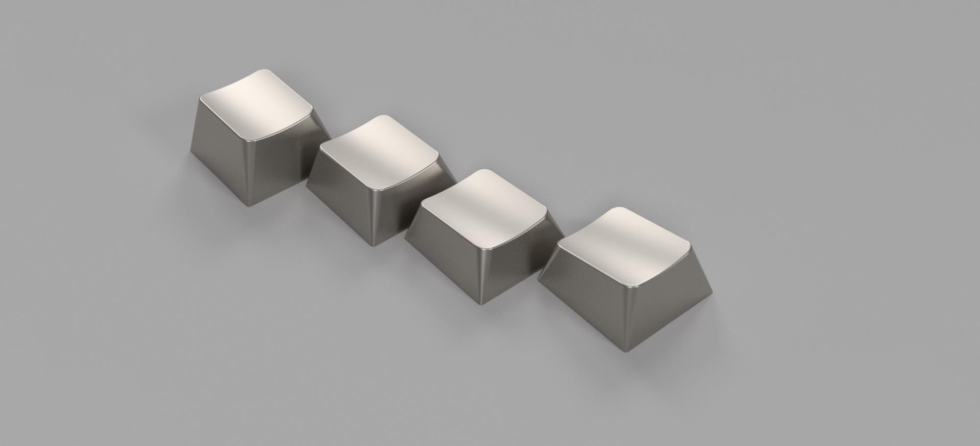Cherry Profile, MX Compatible Keycap CAD File Set, R1-R4 1U. Print or ...