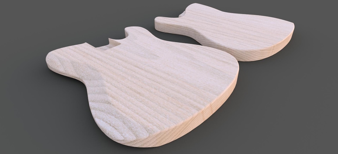 Guitar Body | U6G | Model 1 | 3D CNC CAD STL File - Etsy