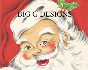 Vintage Santa Claus Image: Christmas Clip Art (digital Download) - Etsy