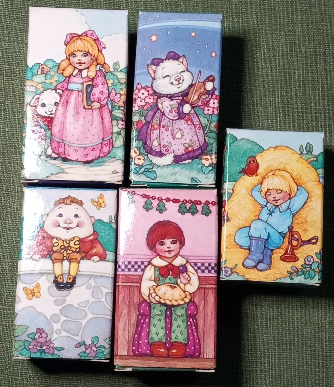 Five Vintage Avon Mother Goose Collection Childhood Rhyme Children's ...