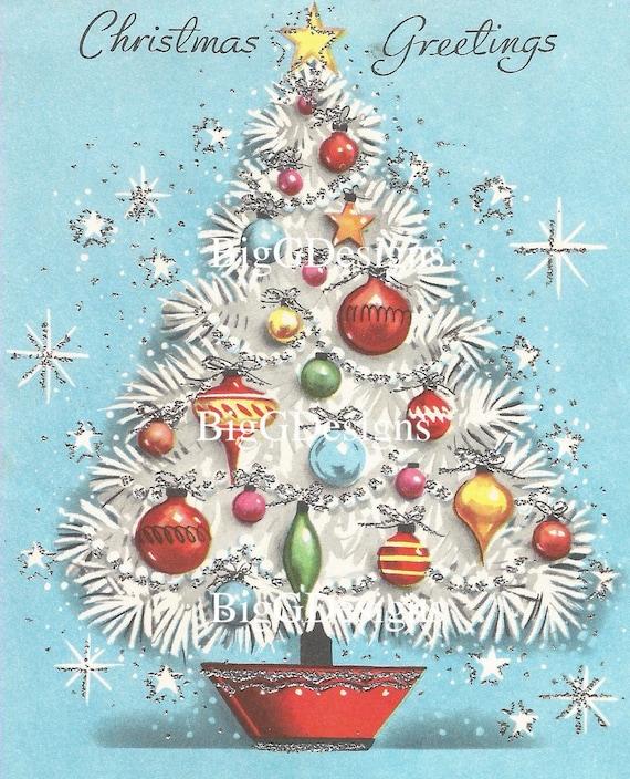 Mid Century Christmas Cards
