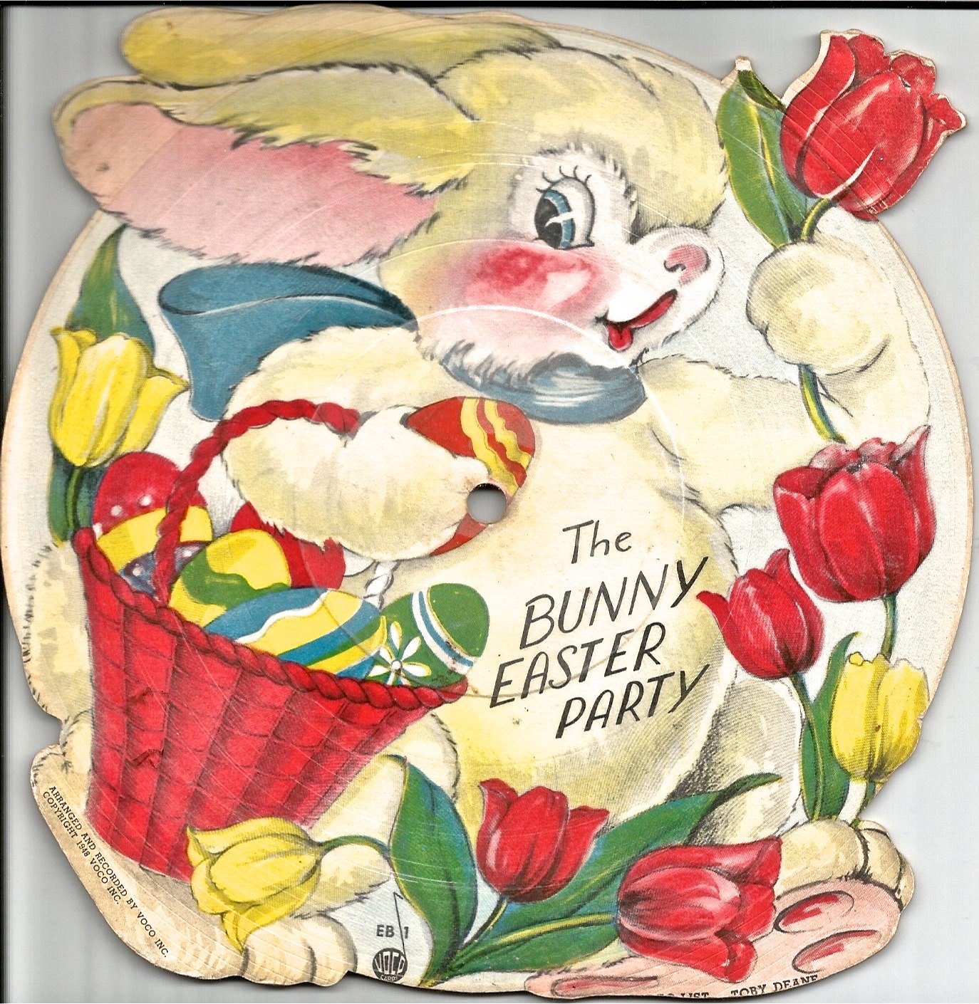 Vintage Easter Bunny Clip Art 4x6 Digital Clip Art Use For