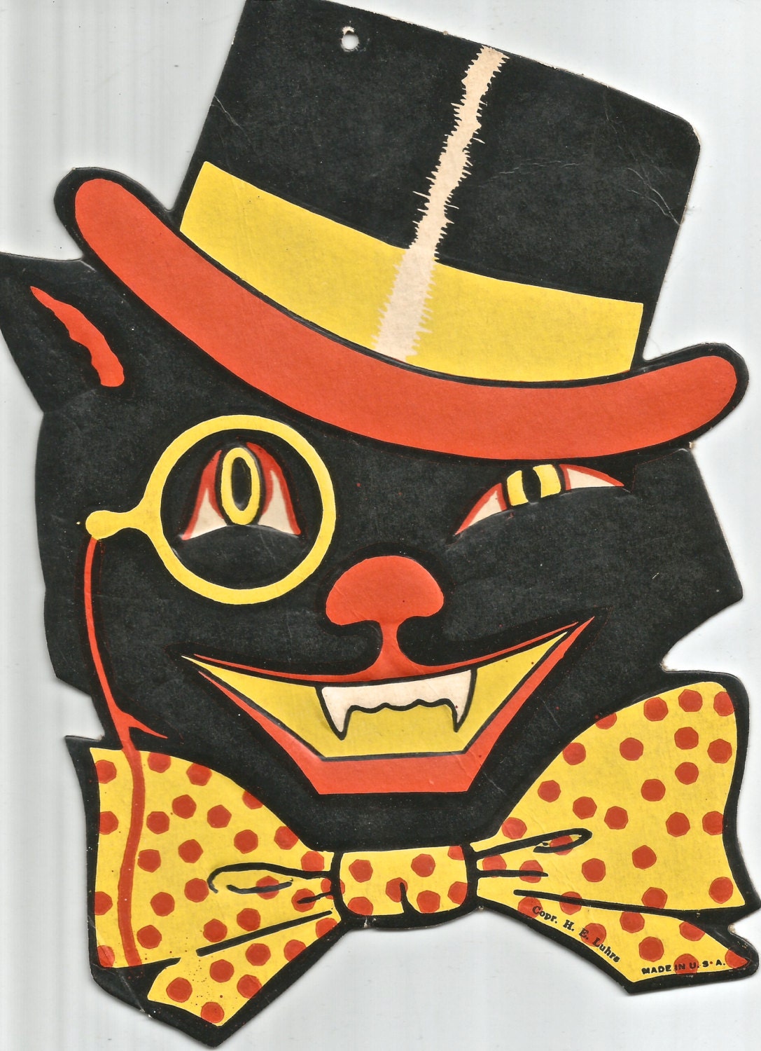 Vintage Halloween Cat