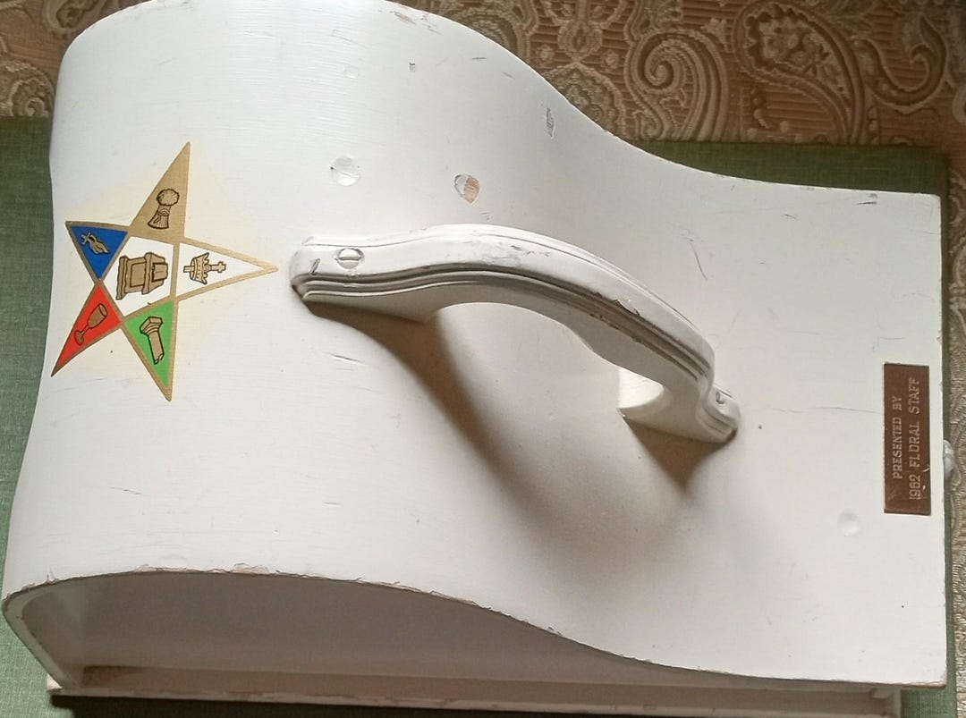 Vintage Order of the Eastern Star Fraternal Organization Ballot Box ...