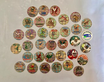 Lot of Vintage POGS 30 POGS 90s Toys and Collectibles