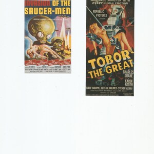 19 Vintage Horror Spooky Science Fiction Movie Posters Digital Download ...