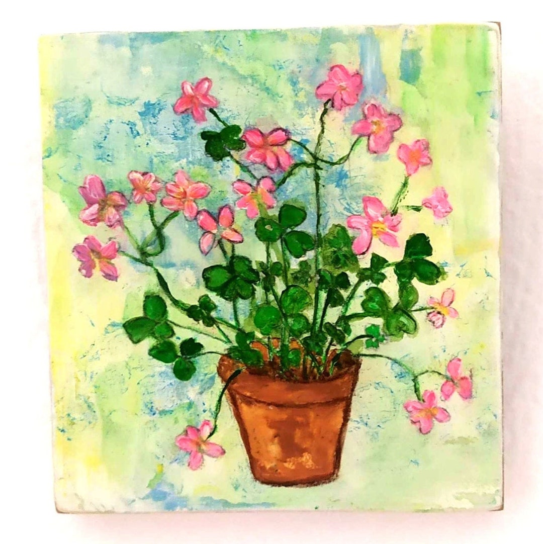 Geranium Painting Geranium Art Botanical Flower Art - Etsy
