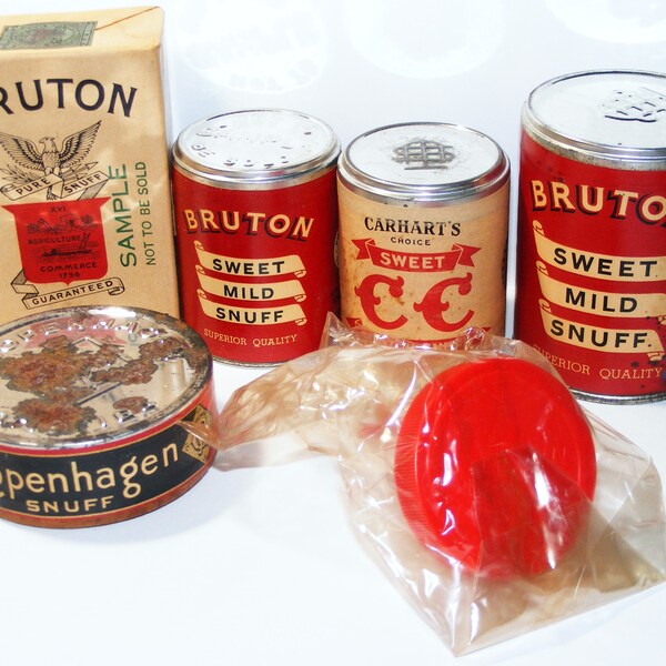 Vintage Snuff Cans - Etsy