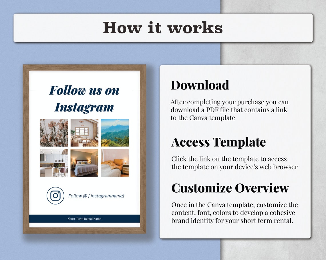 Instagram Follow Request Sign | Social Media Sign for Guests | Tik Tok ...