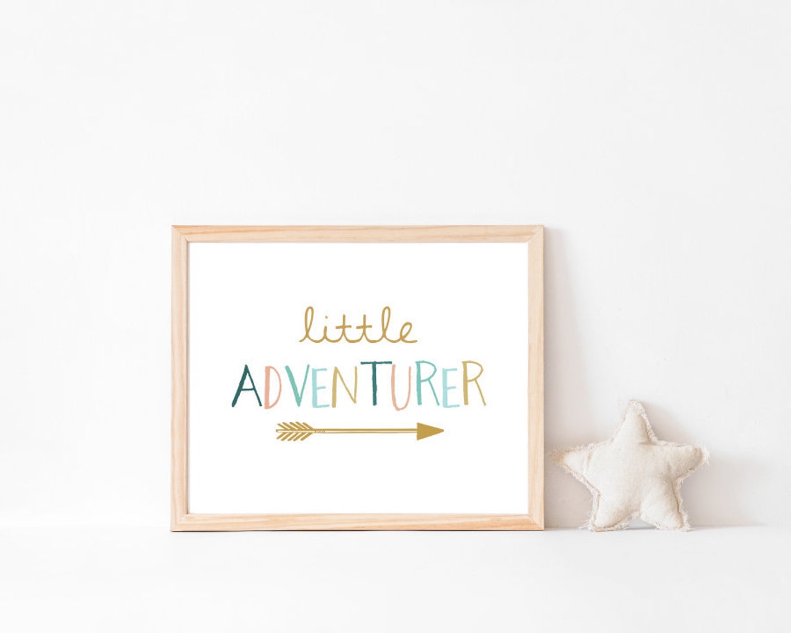 Little Adventurer Print, Little Adventurer Printable, Printable Nursery ...