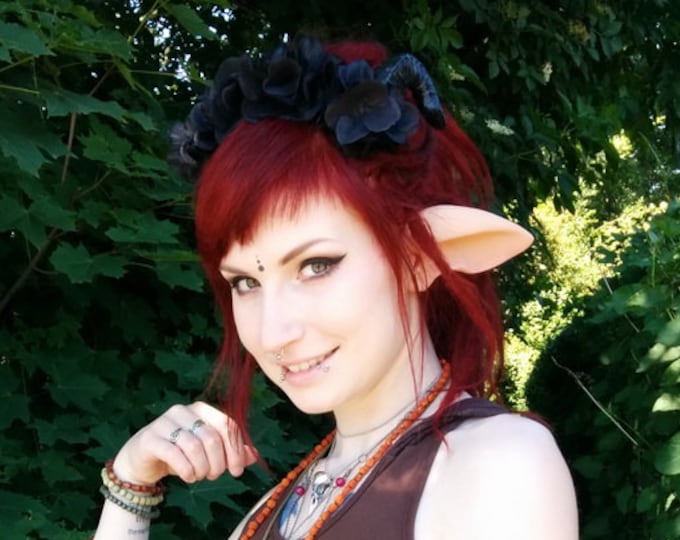 Custom Handpainted Faun Satyr Saga Gelfling Cosplay Elf Ears | Etsy