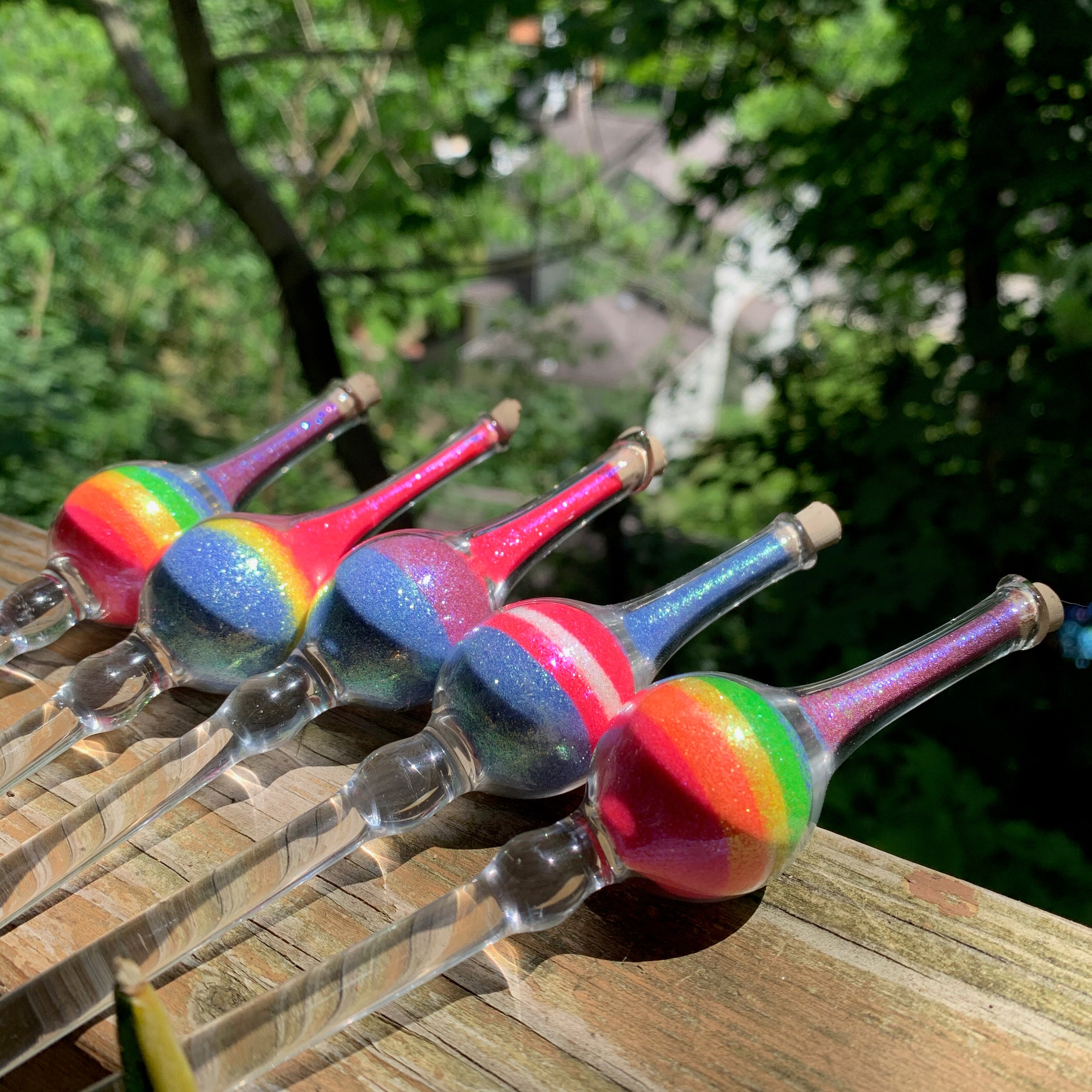 LGBTQ+ Pride Fairy Wand Body Safe Glitter Magic for Festivals - Etsy