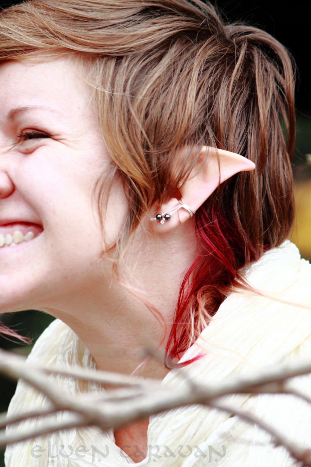 Custom Painted Elf Ears for Hobbit Pixie Dalish Fairy Costumes and ...