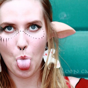 Custom Painted Faun Satyr Saga Gelfling Ear for Costumes and Cosplay - Etsy
