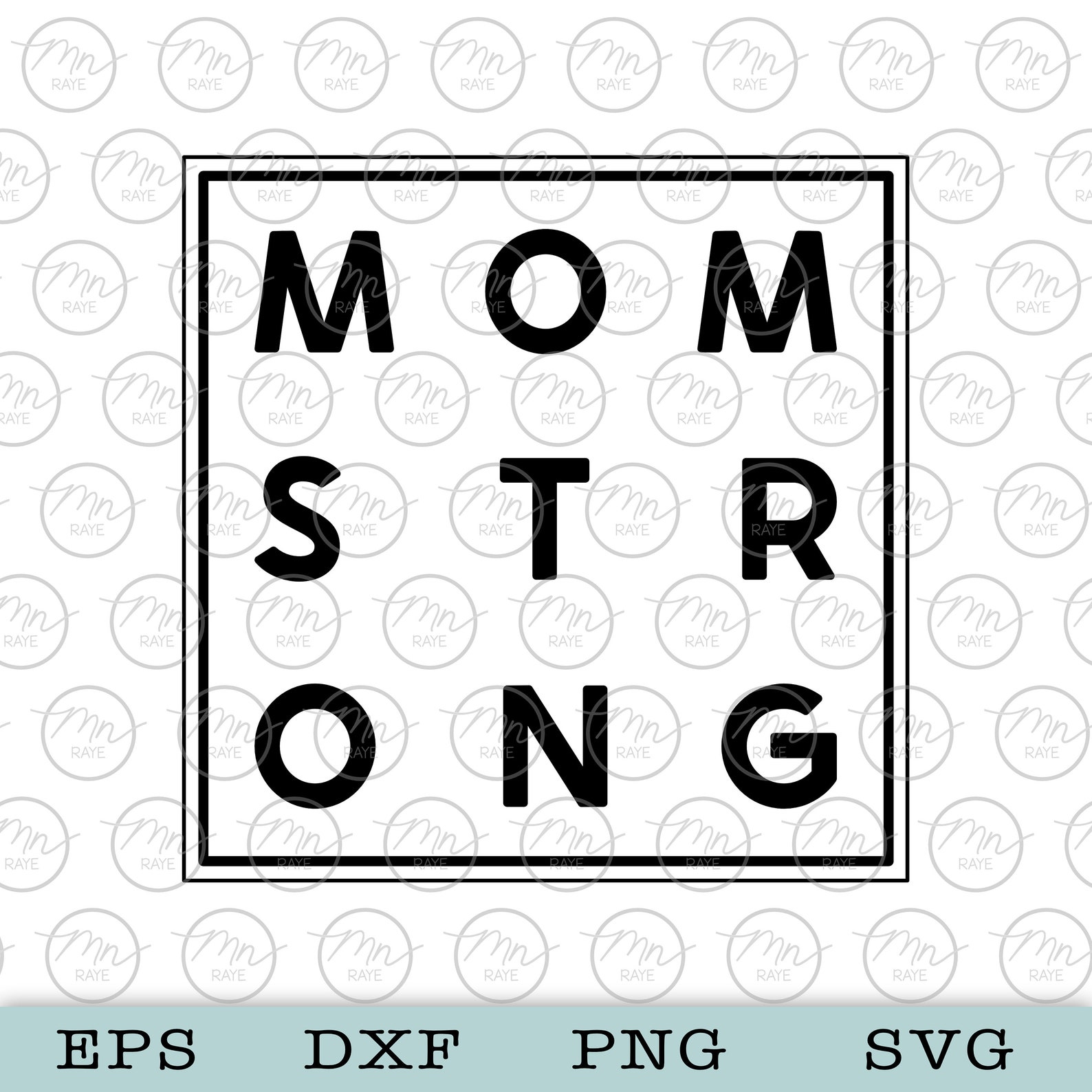 Mom Strong Svg Mom Life Svg Mama Svg Mother Silhouette - Etsy