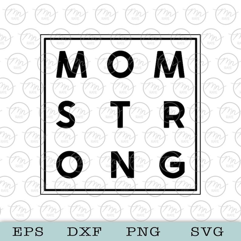 Mom Strong Svg, Mom Life Svg, Mama Svg, Mother Silhouette, Svg, Png ...