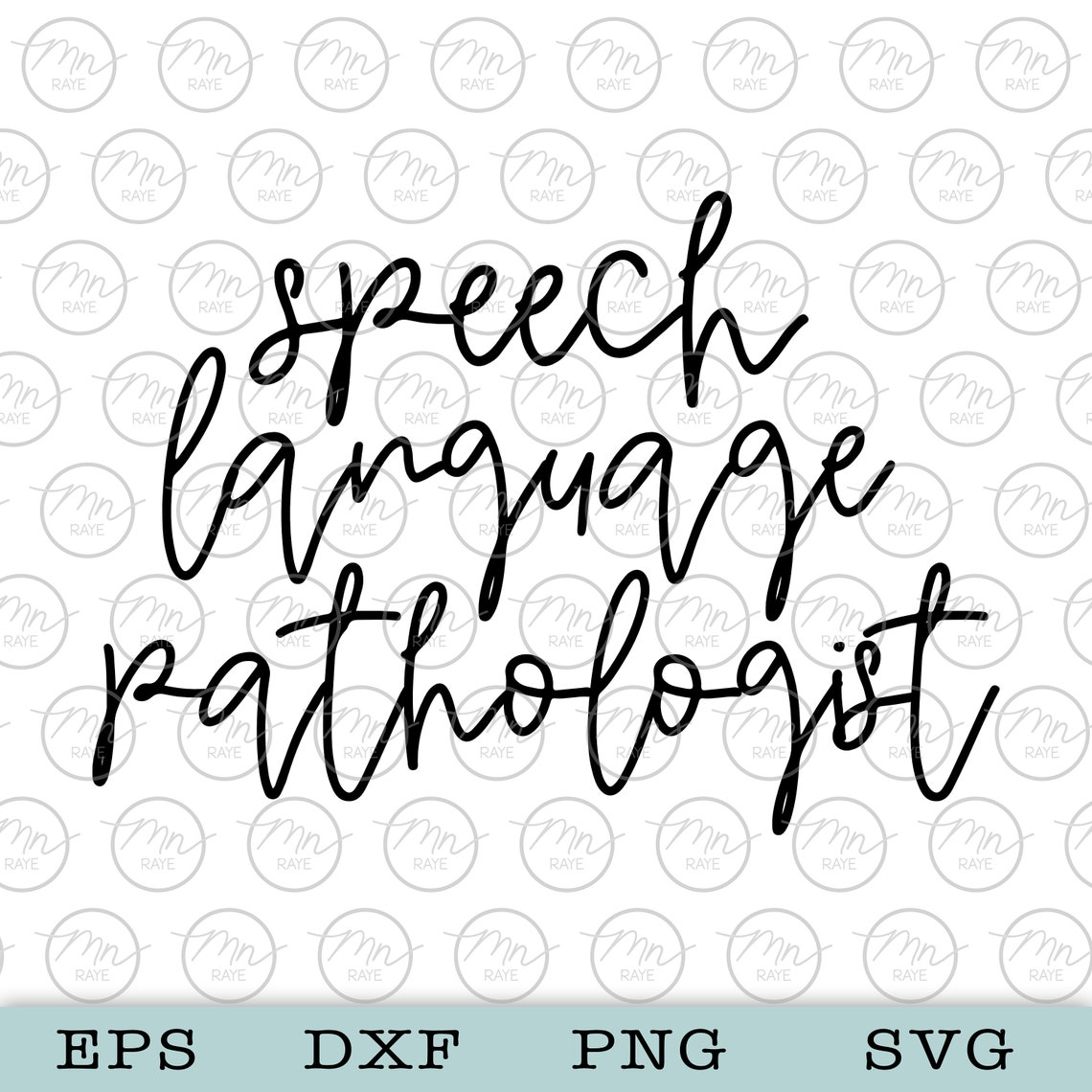 Speech Language Pathologist Svg SPL Svg Svg Png Dxf SPL - Etsy