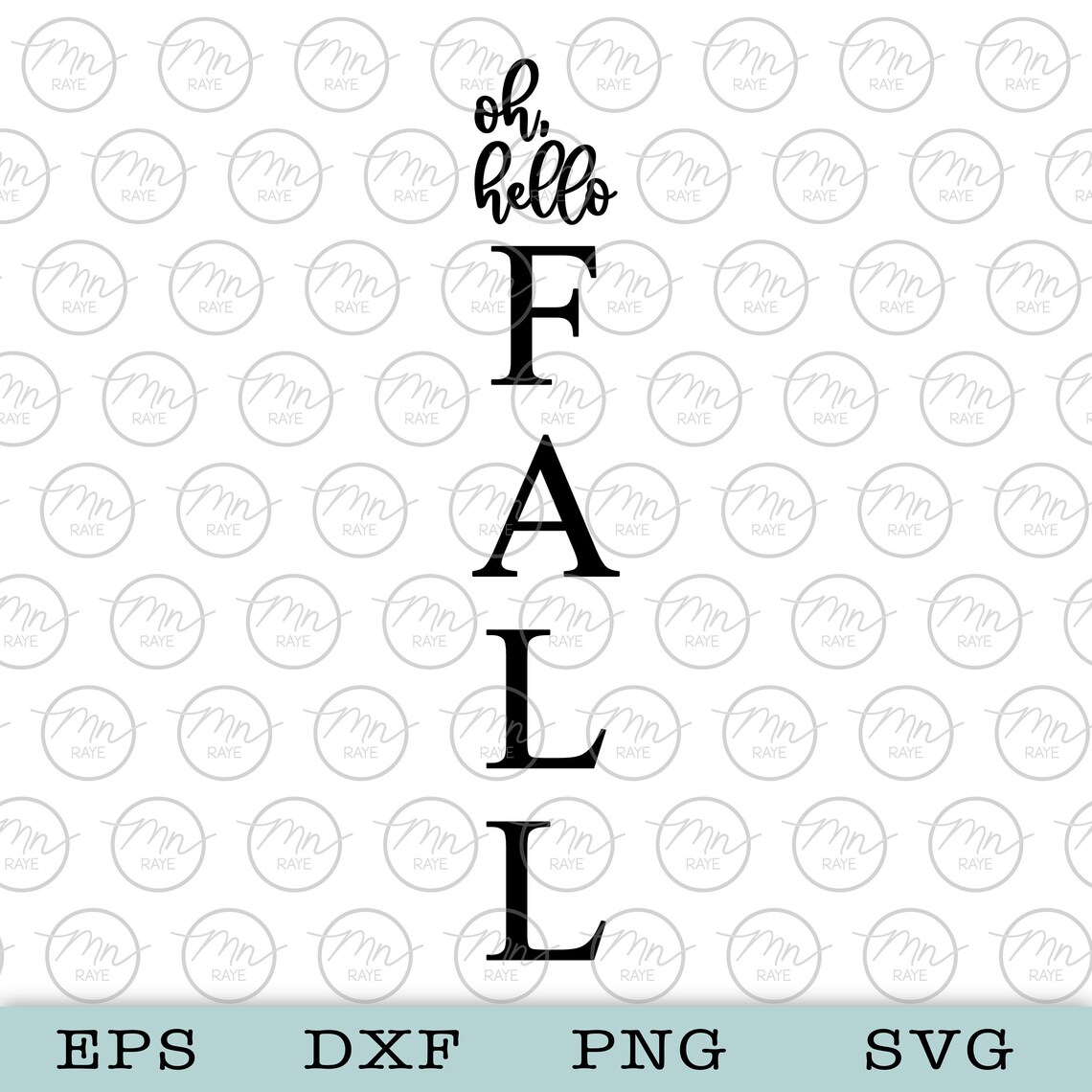 Oh Hello Fall Svg, Digital Clipart, Svg Files for Cricut, Silhouette ...