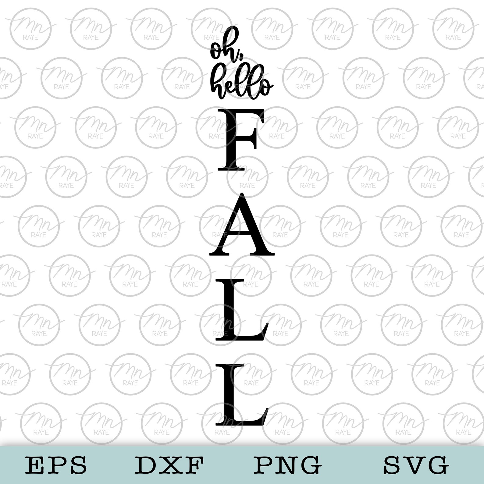 Oh Hello Fall Svg Digital Clipart Svg Files for Cricut - Etsy