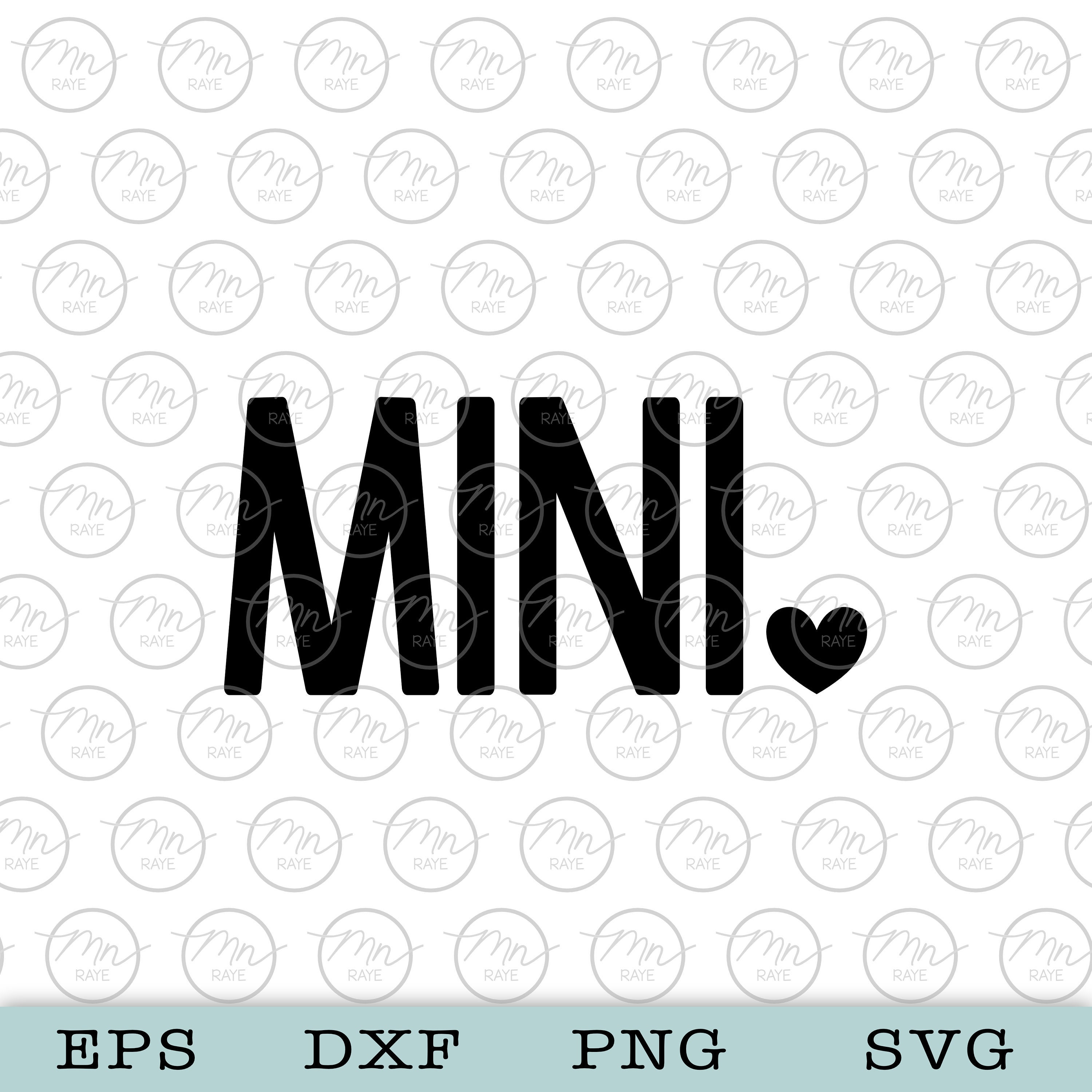 Mini Heart Svg Mini Svg Mini Me Svg Dxf Svg Png Mini Me | Etsy