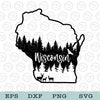 Up North Wisconsin Svg, Wisconsin Svg, WI Svg, Nature Silhouette, Svg ...