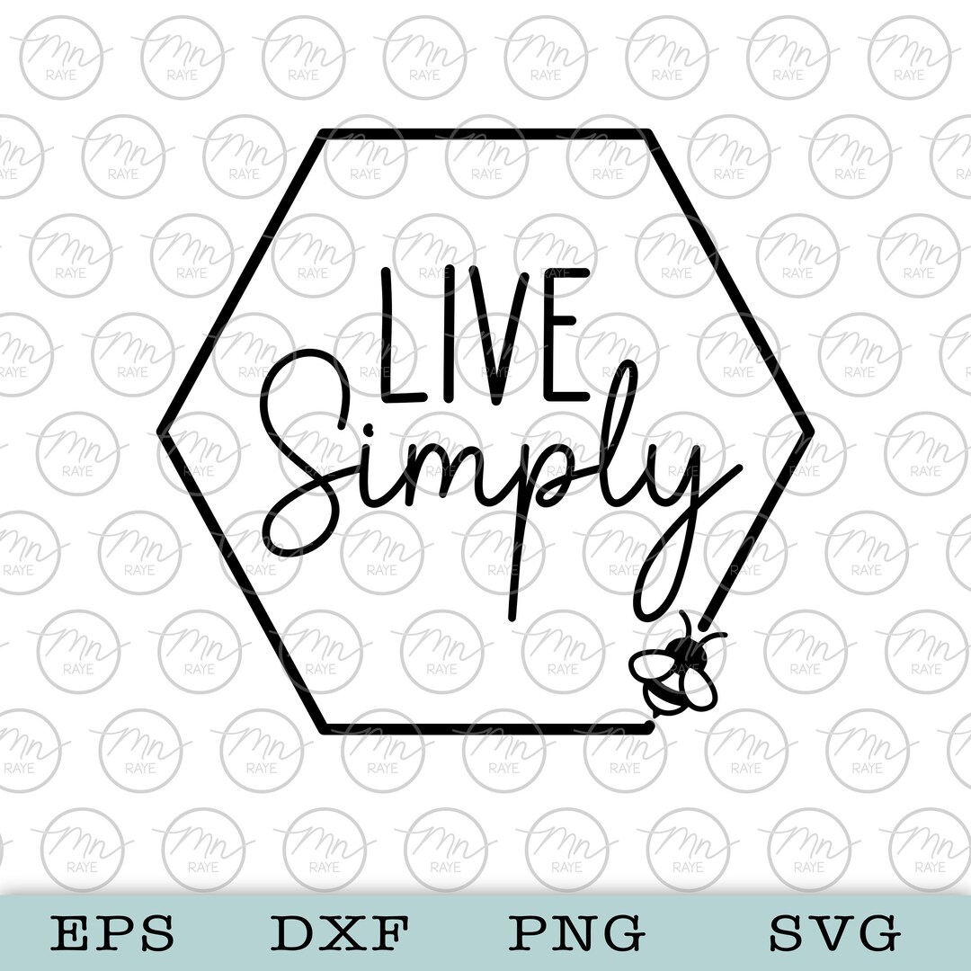 Live Simply Svg, Live Simply Digital Clipart, Svg Files for Cricut ...