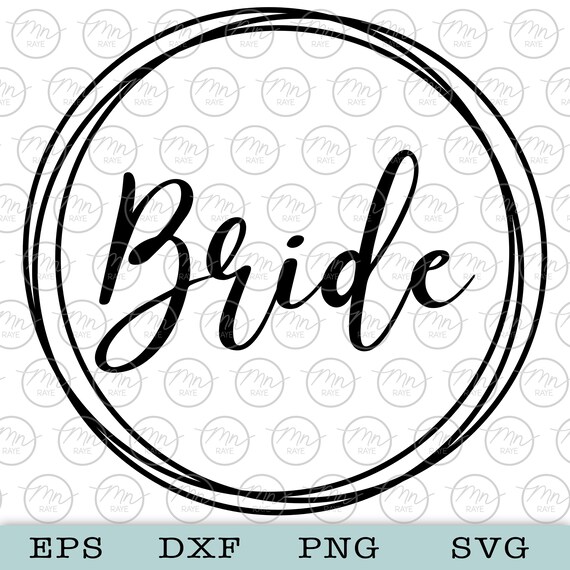 Bride Svg Wedding Digital Clipart Svg Files for Cricut - Etsy