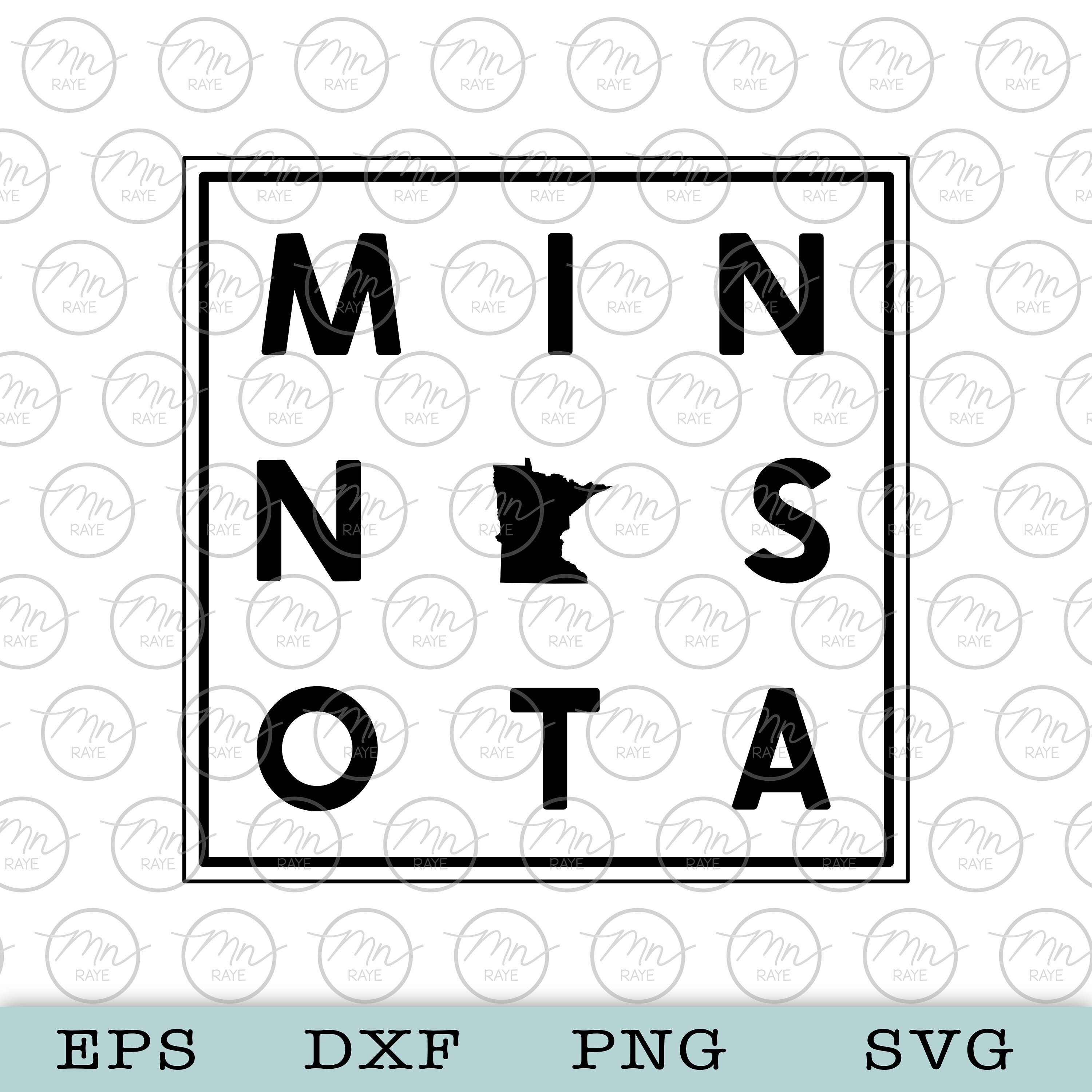 Minnesota Svg MN Svg Outdoor Svg Natur Silhouette Svg | Etsy