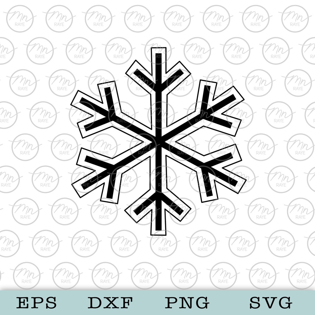 Snowflake Svg, Digital Clipart, Files for Cricut, Silhouette Cut Files ...