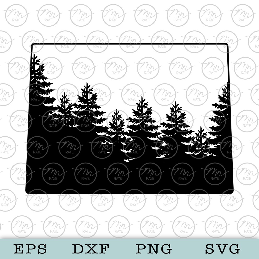 Pine Tree Colorado Svg, Nature Svg, Outdoor Svg, Nature Silhouette, Svg ...