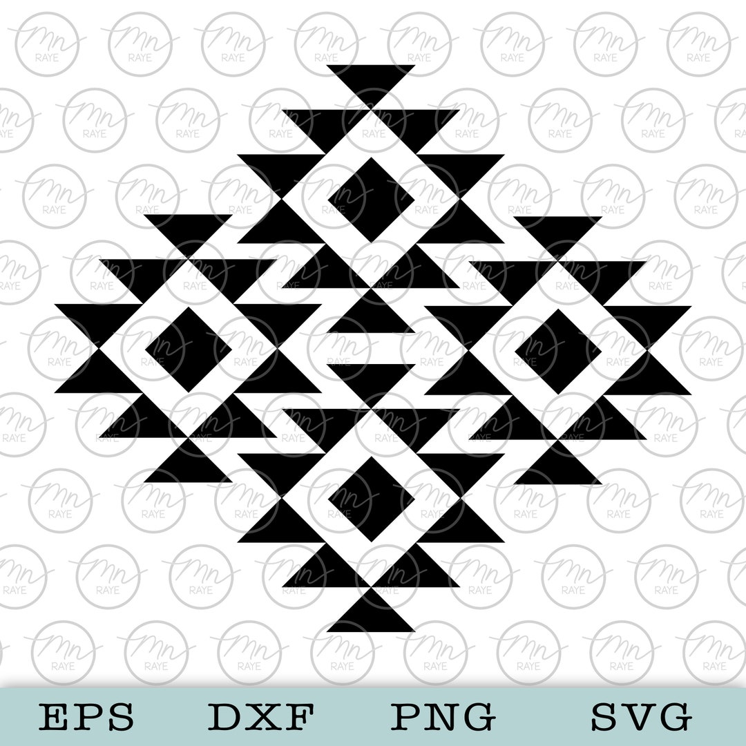 Aztec Pattern Svg, Aztec Print, Digital Clipart, Svg Files for Cricut ...
