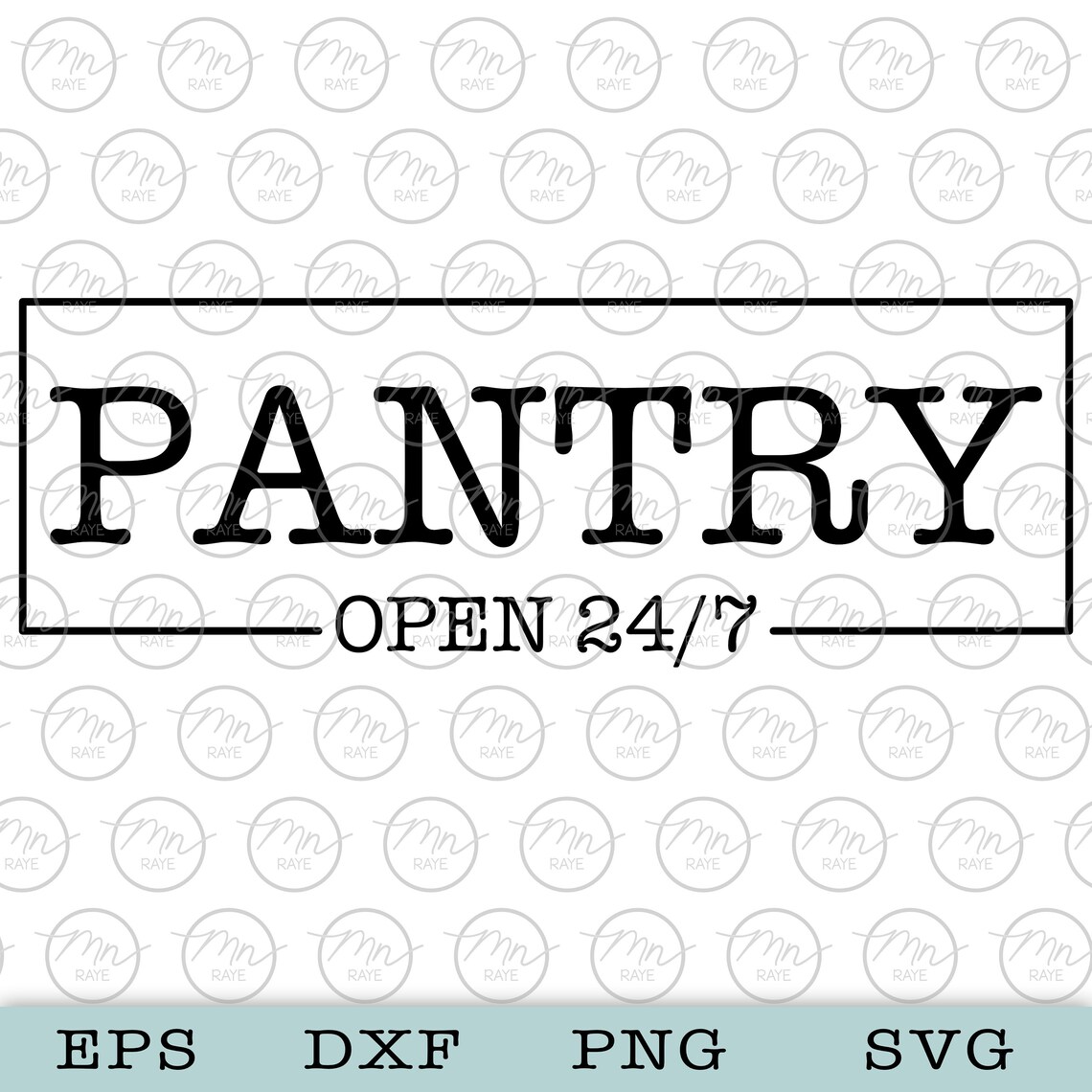 Pantry Sign Svg Digital Clipart Svg Files for Cricut | Etsy