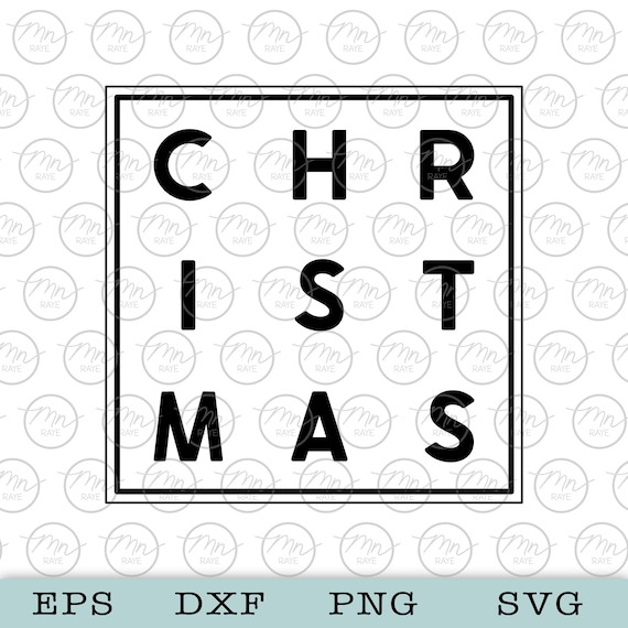 Christmas Svg Xmas Svg Holiday Svg Silhouette Svg Png - Etsy