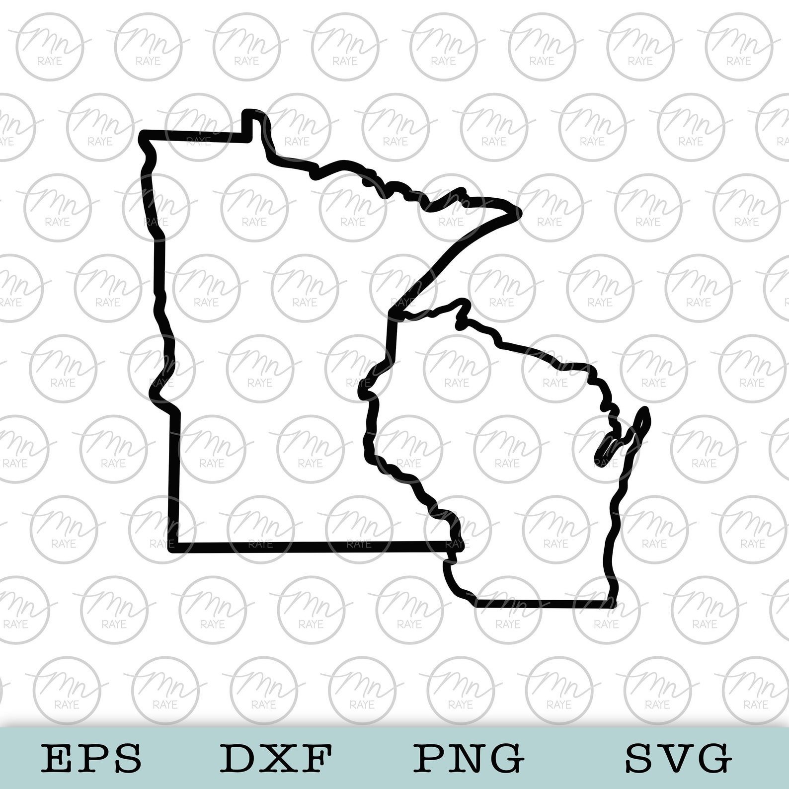 Minnesota Wisconsin Svg, Minnesota Svg, Wisconsin Svg, Silhouette, Svg ...